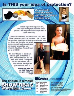 Water Resistant Cast Covers | Reusable Show'r Bag Cast Cover